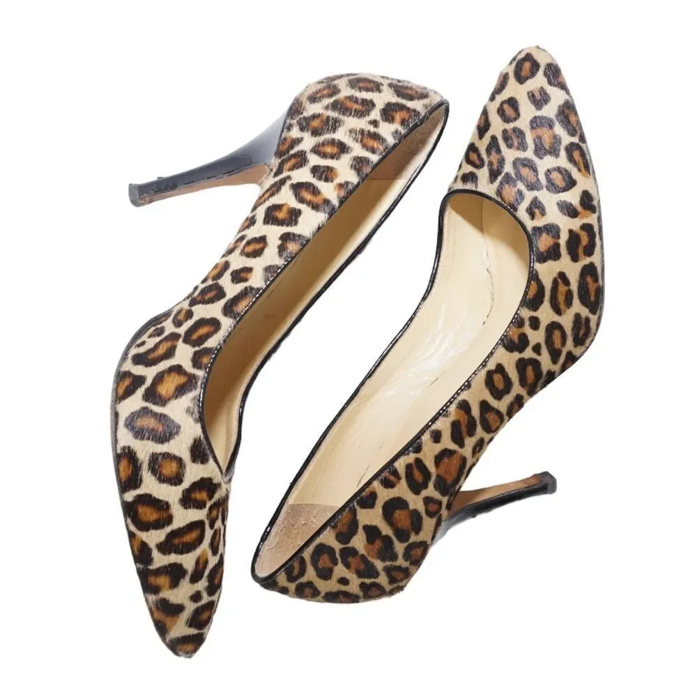 kate spade | Shoes | Kate Spade Leopardprint Genuine Calf Hair Pumps ...